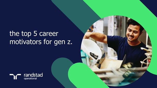 download | gen z career motivators infographic